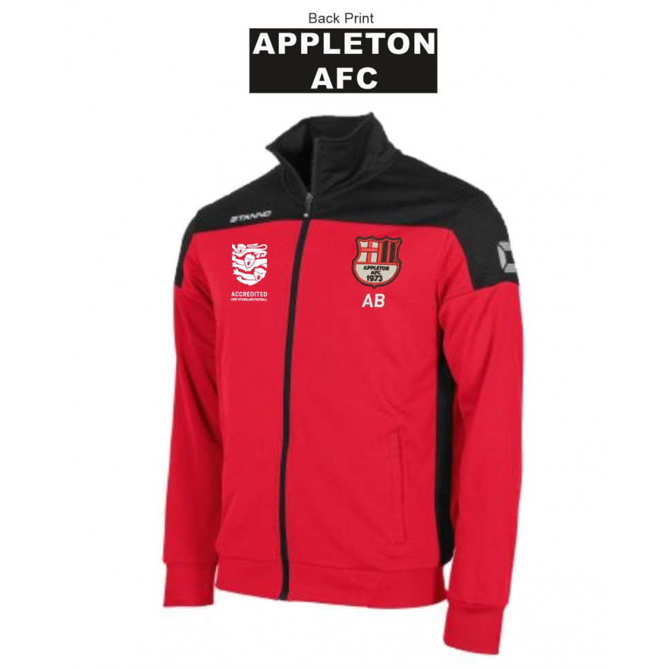 Touchline UK - Appleton AFC Full Zip Jacket - Red/Black