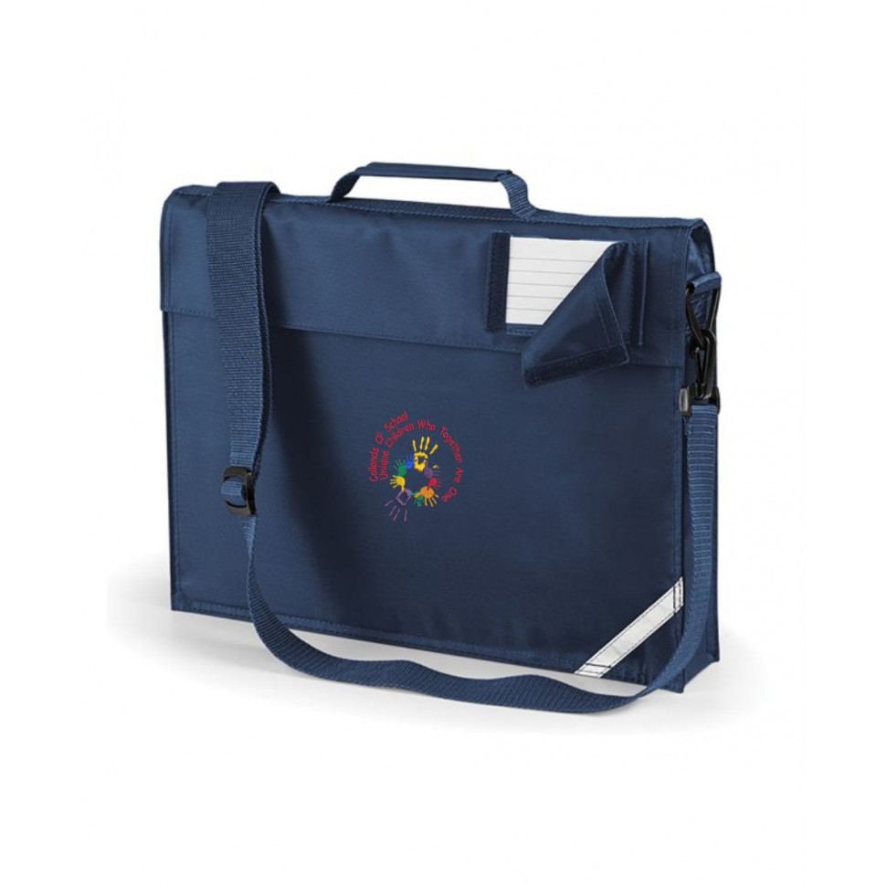 Touchline UK - Callands Primary School Book Bag - Shoulder Strap Navy