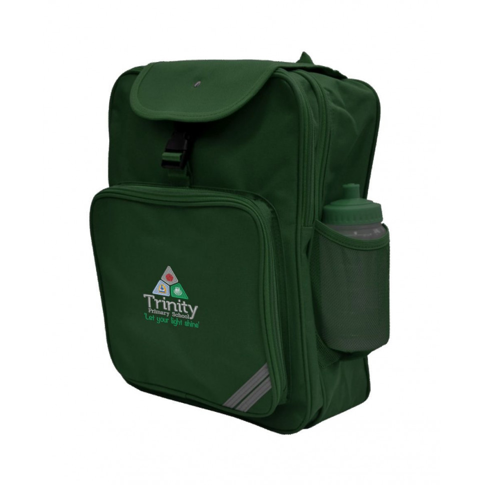 Touchline UK - Trinity School Backpack Bottle Green